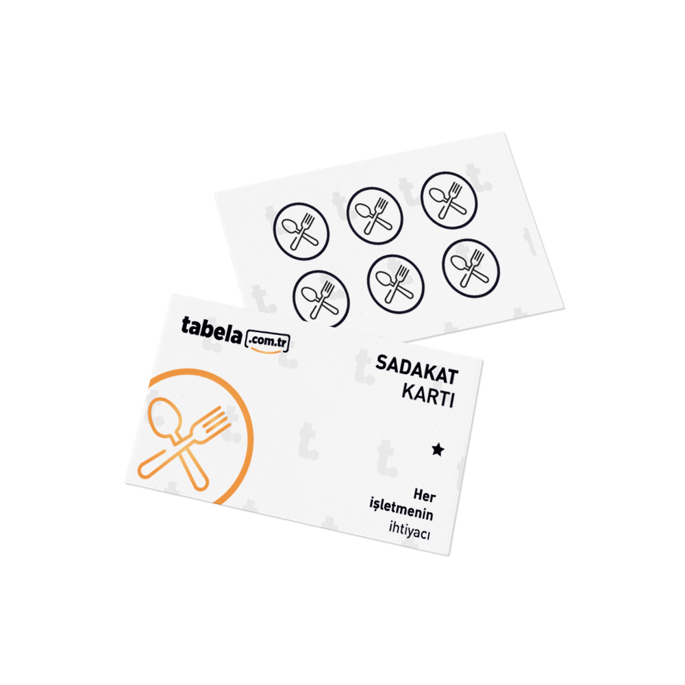Müşteri Sadakat Kartı – Tabela.com.tr