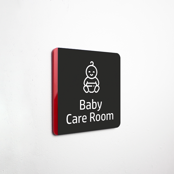 Baby Care Room Sign - İngilizce Bebek Bakım Odası İsimliği – Tabela.com.tr