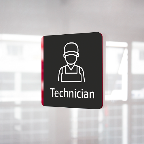 Technician Sign - İngilizce Teknisyen İsimliği – Tabela.com.tr
