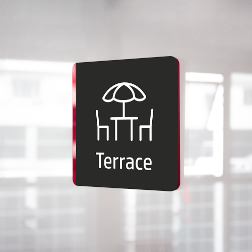 Terrace Sign - İngilizce Teras İsimliği – Tabela.com.tr