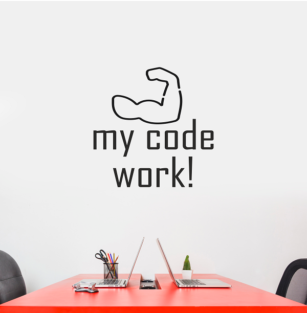 My Code Work Sticker – Tabela.com.tr